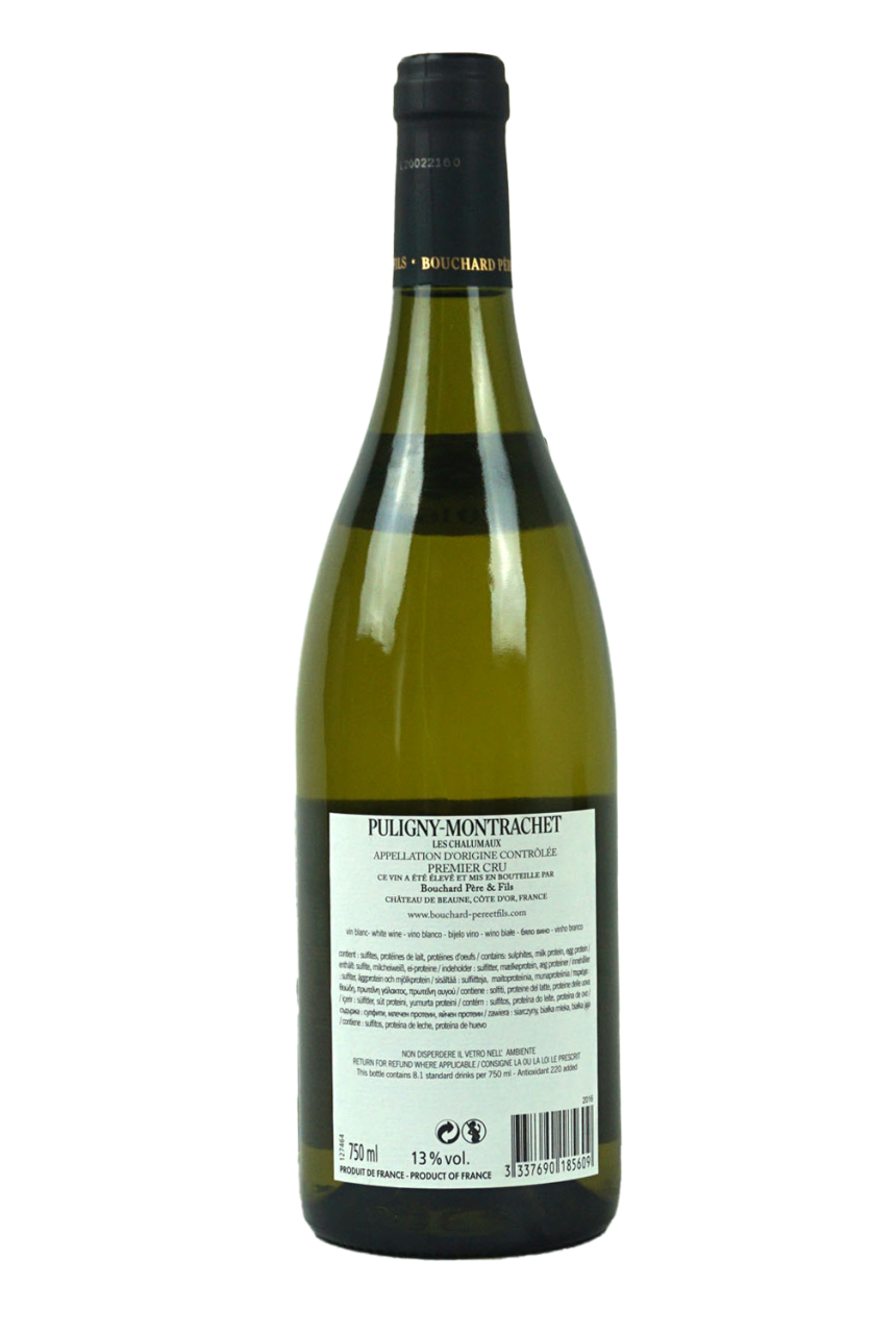 2018 Puligny Montrachet Les Chalumaux 1er Cru Bouchard Père & Fils ...